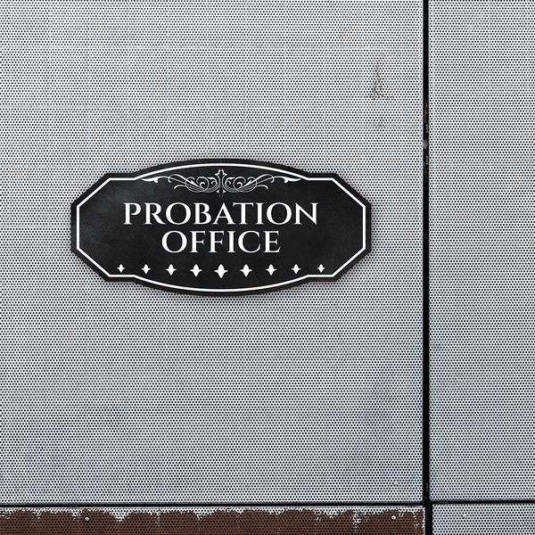 Victorian Plus Probation Office Wall or Door Sign | Legal and Courtroo ...