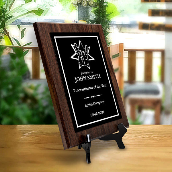 Rock and Roll Novelty Funny Customizable Award Plaque | Funny Parody A ...