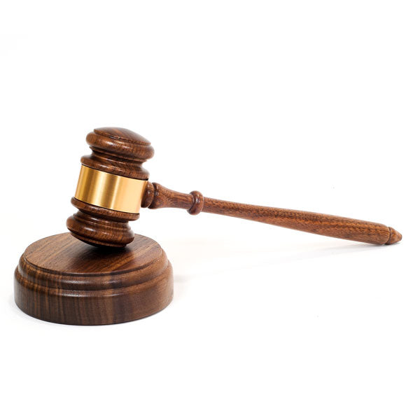 Judges Genuine American Walnut Gavel Set – GavelsFast